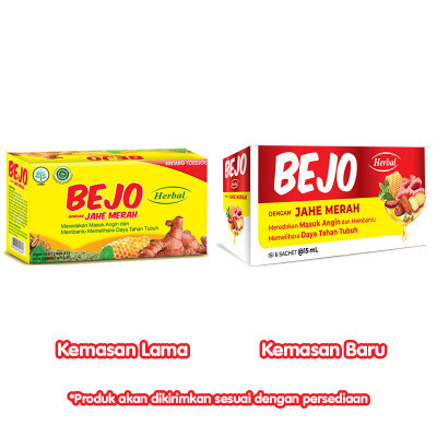 Jual Bejo jahe merah masuk angin pereda obat jamu isi 6 sachet | Shopee ...