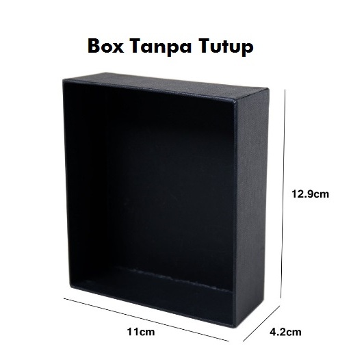Jual TANPA TUTUP - Box Packing Premium - kotak kado hitam - box ...