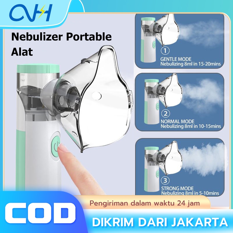 Jual Alat Terapi Pernapasan Portabel Poratble Handheld Nebulizer Inhaler Atomizer Versi Baterai ...