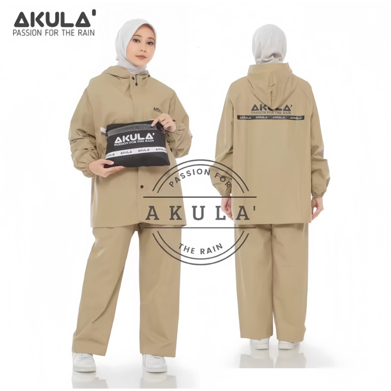 Jual JAS HUJAN RAINCOAT PRIA WANITA BY AKULA SETELAN ORIGINAL ANTI REMBES | Shopee Indonesia