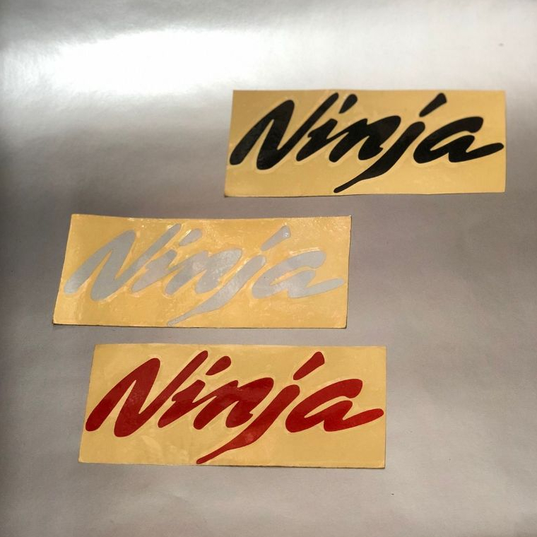 Jual STICKER CUTTING SCOTLITE / STIKER METALIK TULISAN NINJA | Shopee ...