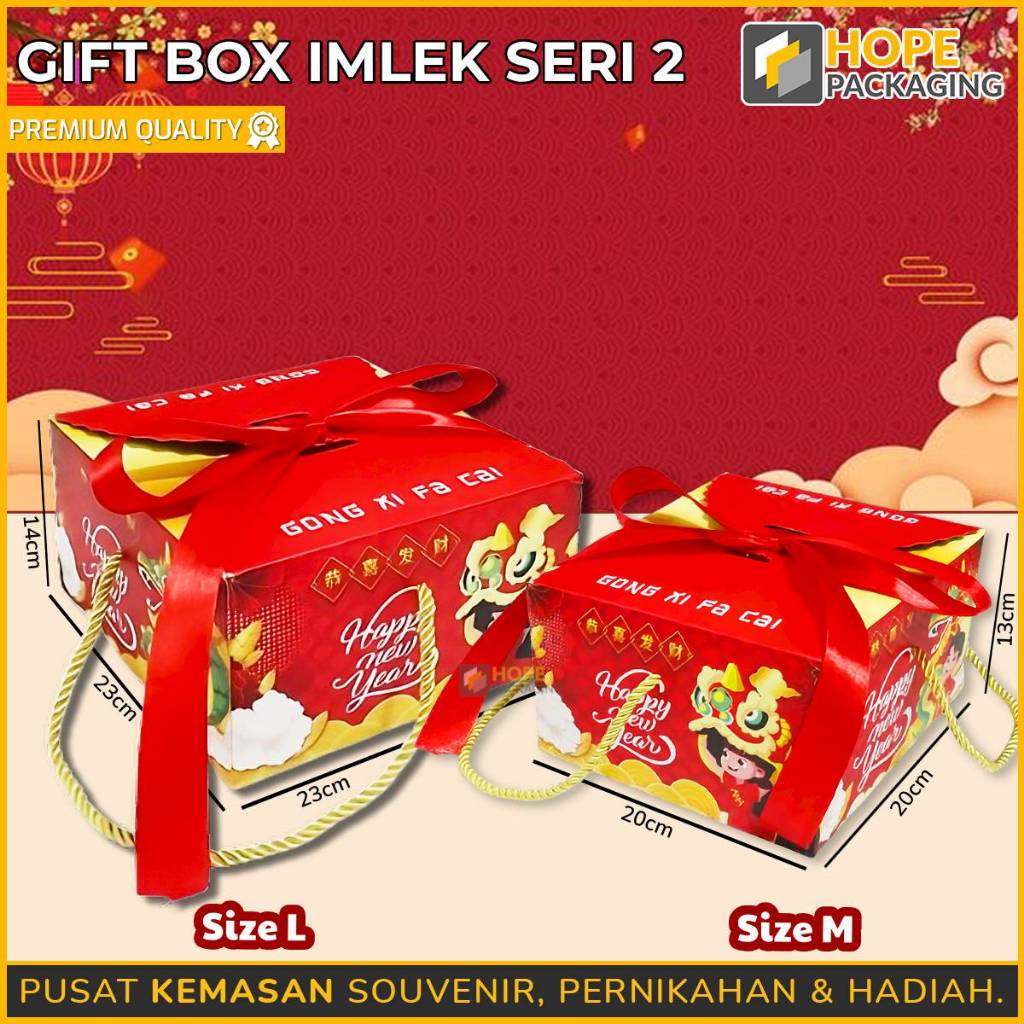 Jual Gift Box Imlek / Hampers Kue Keranjang / Kotak Hadiah Tahun Baru ...