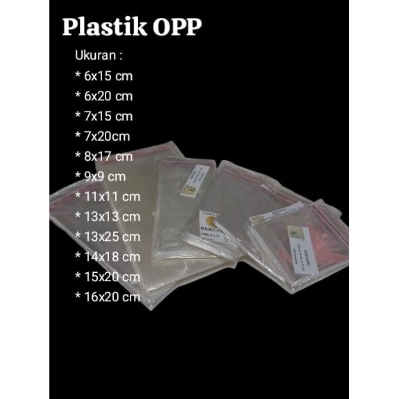 Jual (3PCS)Plastik OPP Seal / Plastik Souvenir / Plastik Undangan ...