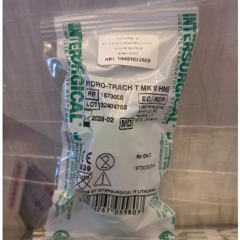 Jual Filter Tracheostomy Intersurgical / Hydro Trach T HME | Shopee ...