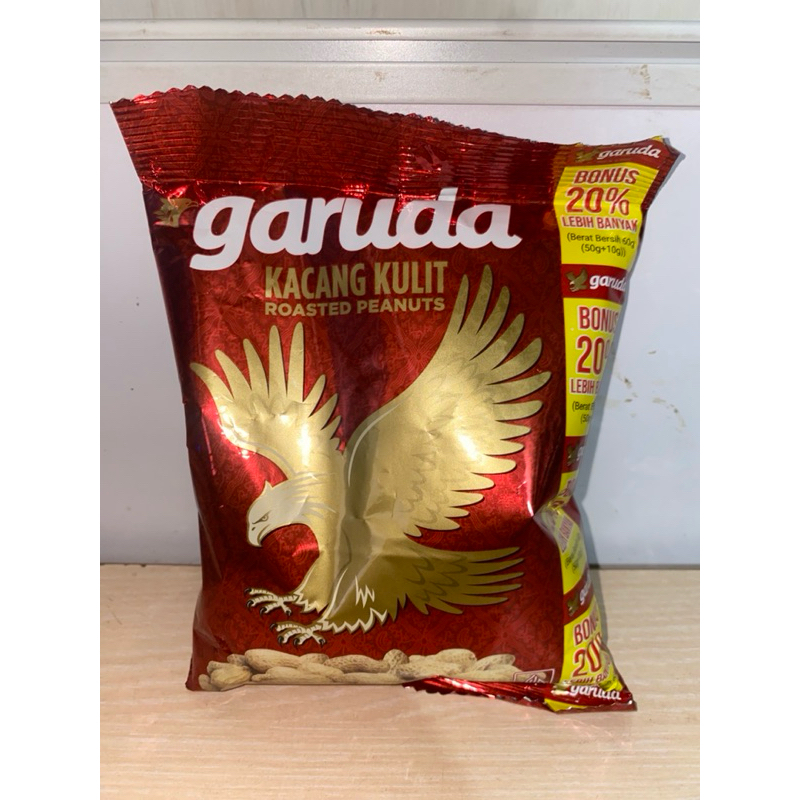 Jual Garuda Kacang Kulit Panggang Premium 60gr – Camilan Gurih Sehat ...