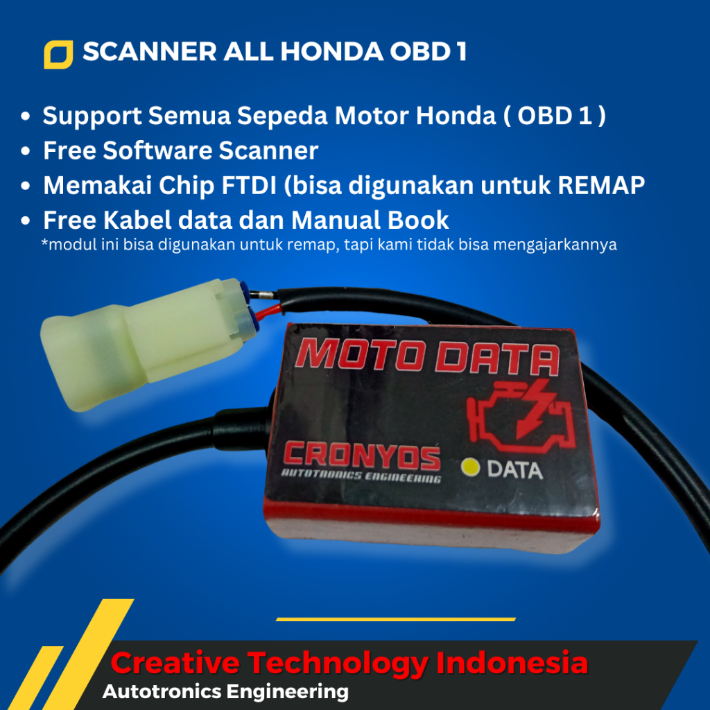 Jual Scanner Sepeda Motor Honda OBD 1 versi Laptop | Shopee Indonesia