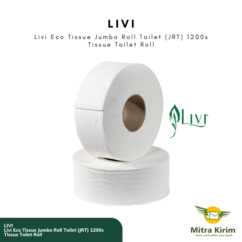 Jual Livi Eco Tissue Jumbo Roll Toilet JRT 1200's | Shopee Indonesia