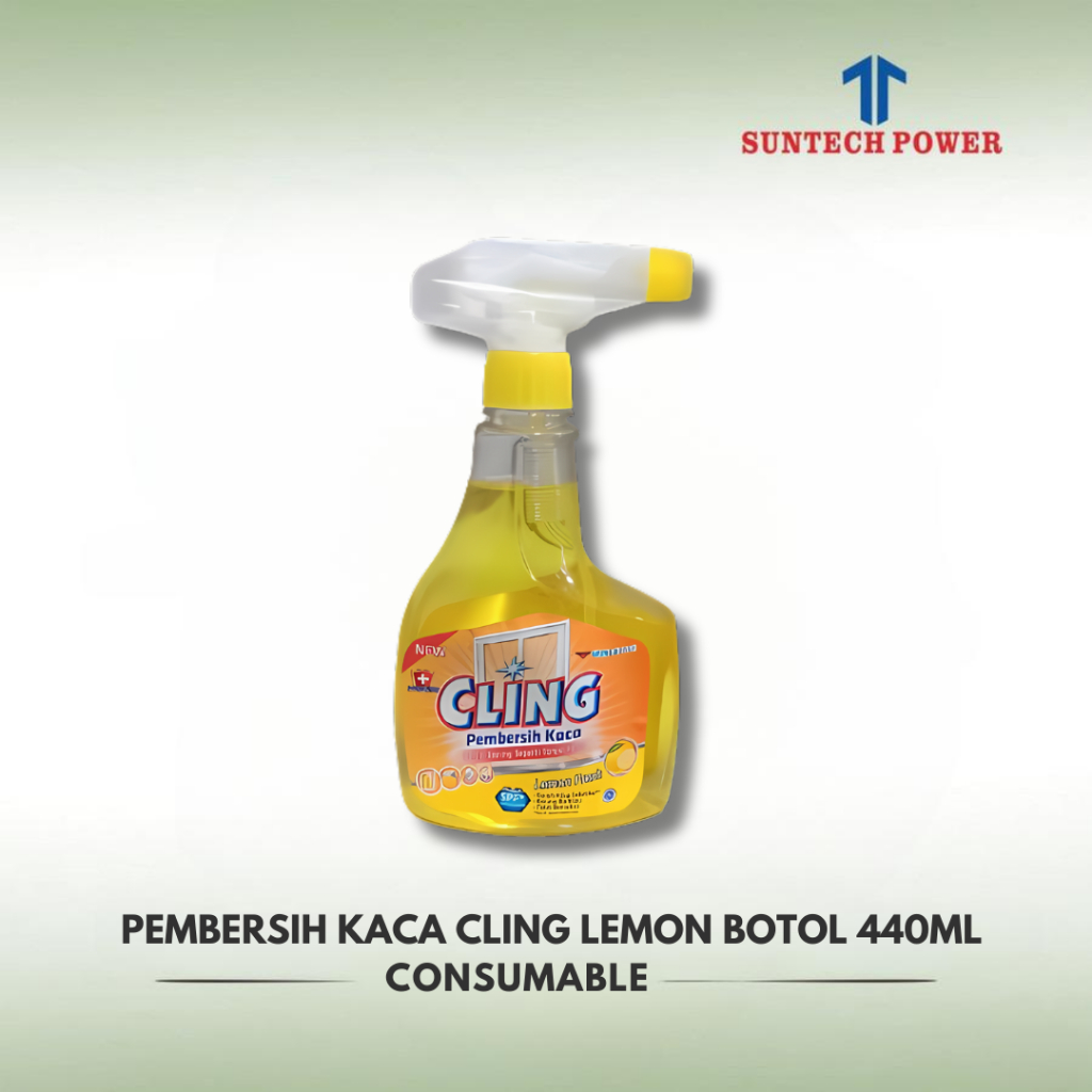 Jual Cairan Pembersih Kaca Cling Botol Spray 440 ml Glass & Window ...