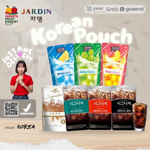 Jual Jardin Korean Pouch Drinks Signature Coffee Edition - 230ml | Minuman Korea | Minuman Viral ...