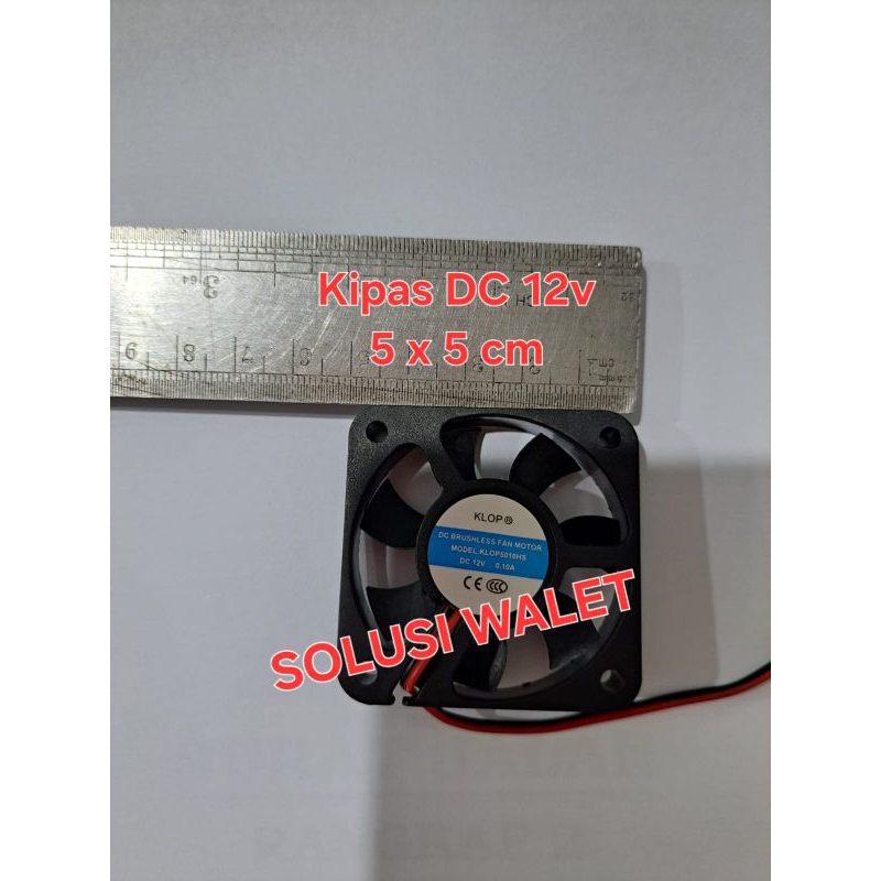 Jual Kipas DC 12v ukuran 5cm x 5cm FAN DC 12v | Shopee Indonesia