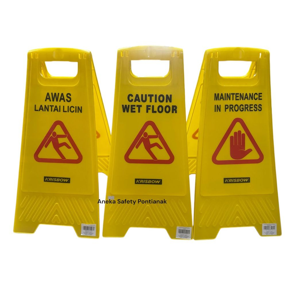 Jual Krisbow Floor Sign - Kuning | Shopee Indonesia