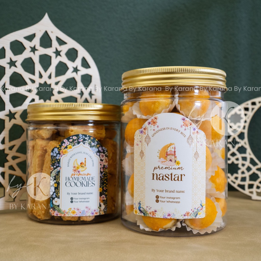 Jual [PER PACK][DESIGN 2025] STICKER TOPLES KUE KERING LEBARAN ...