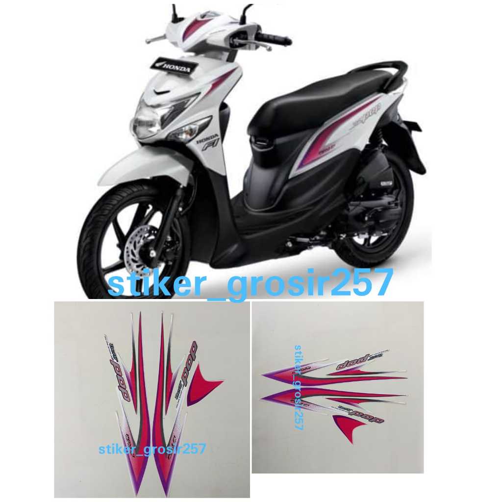 Jual STIKER STICKER STRIPING LIS LES POLET BODY MOTOR HONDA BEAT POP ...