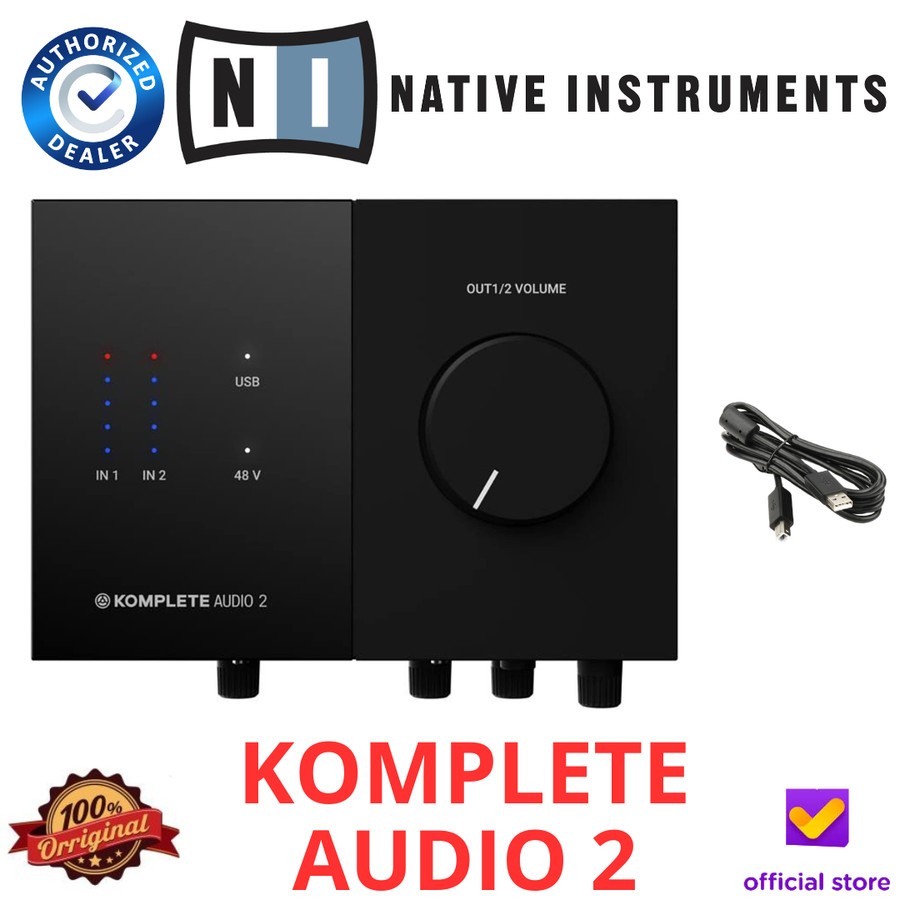 Jual Native Instruments Komplete Audio 2 USB Audio Interface Soundcard ...