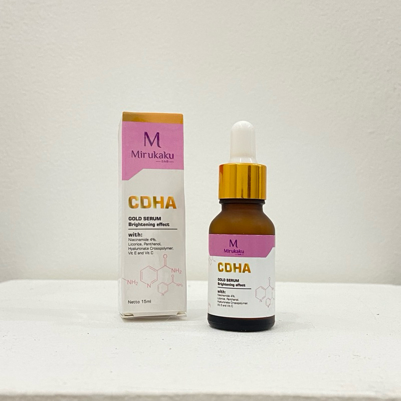 Jual Mirukaku Cdha Gold Serum Brightening Effect Solusi Wajah Kusam ...