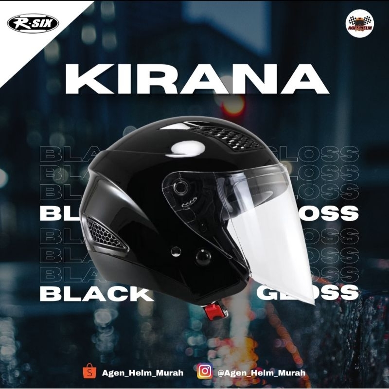 Jual Helm Half Face Keren Kekinian Rsix Kirana Untuk Dewasa Pria Dan ...