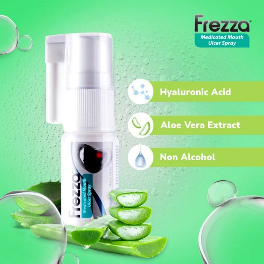 Jual Frezza Medicated Mouth Ulcer Spray 13ml | Shopee Indonesia