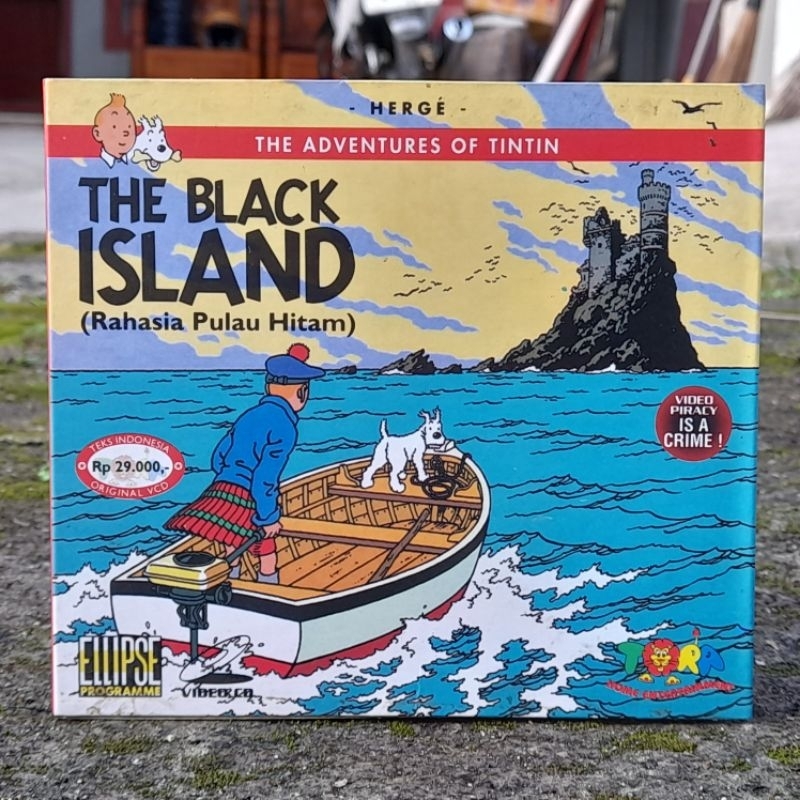 Jual The Adventures of Tintin: The Black Island (1994) 1 Disc ORIGINAL ...