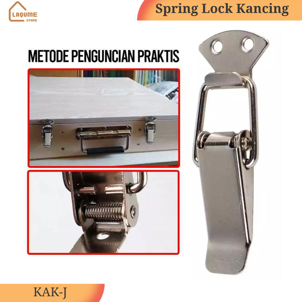 Jual Spring Lock Kancing Kunci Spring Kunci Pengait Box Kaitan Peti ...
