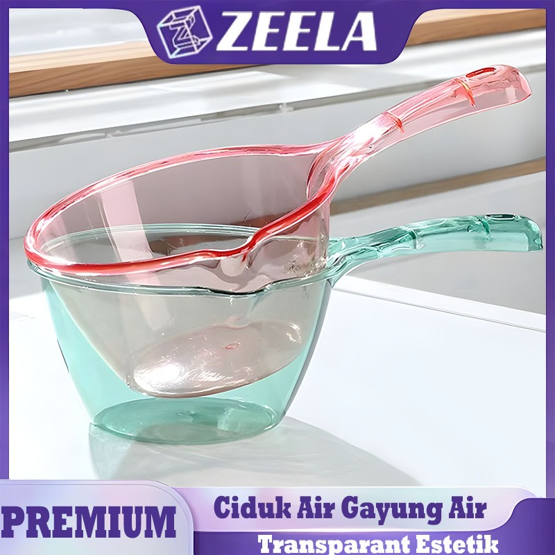 Jual Gayung Mandi Plastik Transparant Estetik Ciduk Air Centong Air ...