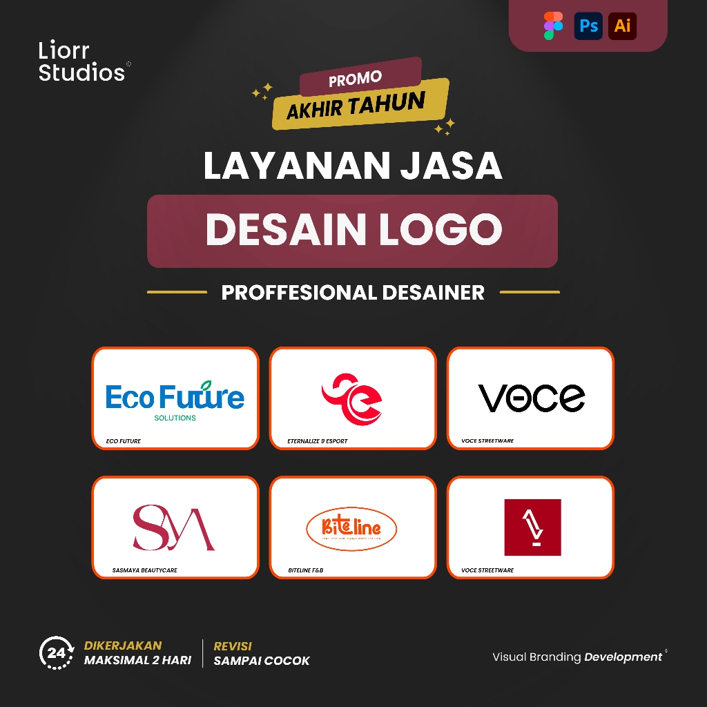 Jual Jasa Desain Logo Profesional & Eksklusif - Minimalis, Modern, dan ...