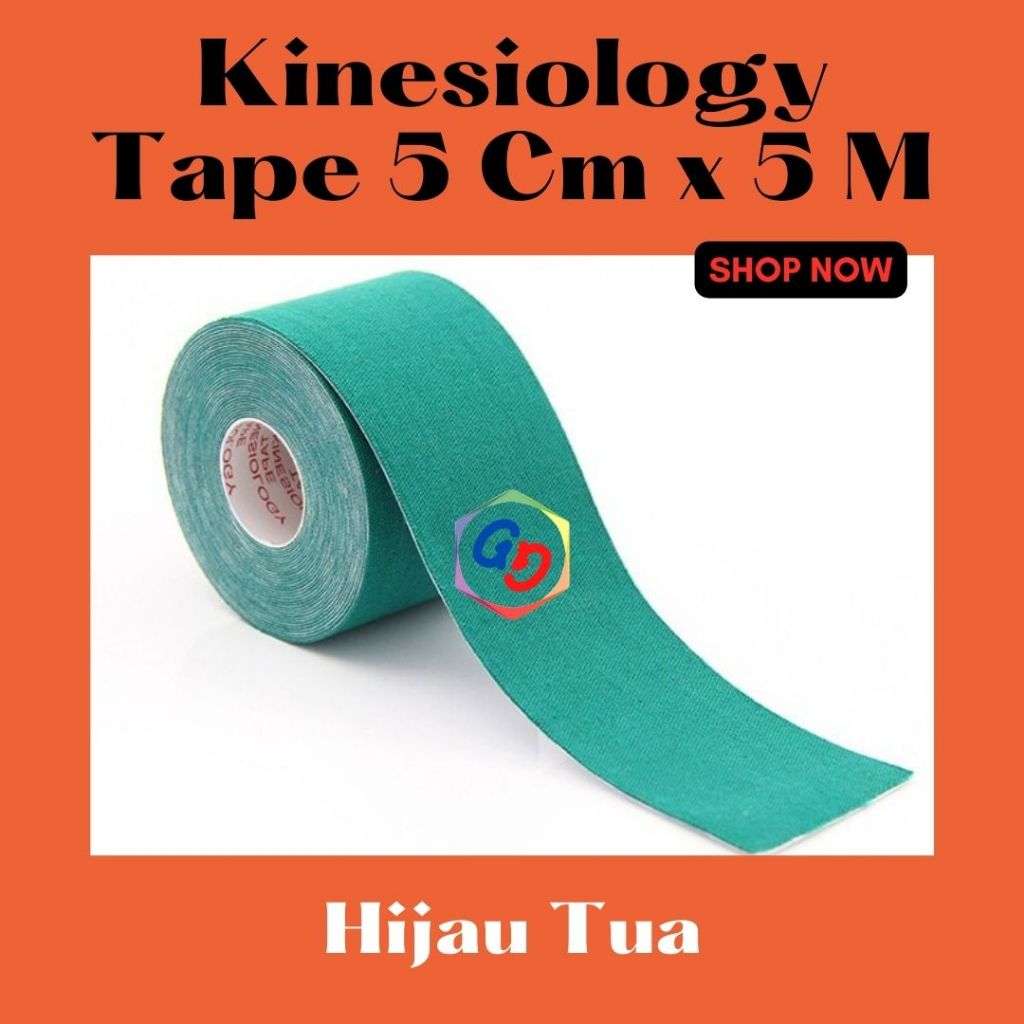 Jual Kinesiology Tape 5 Cm x 5 M / Kinesio Taping - Hijau Tua / Hijau Botol | Shopee Indonesia