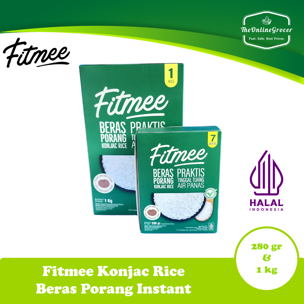 Jual Fitmee Konjac Rice, Beras Porang, Shirataki, Gluten Free | Shopee ...