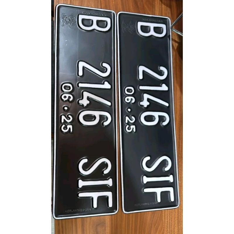 Jual CETAK ANGKA nomor mobil hitam font lama | Shopee Indonesia