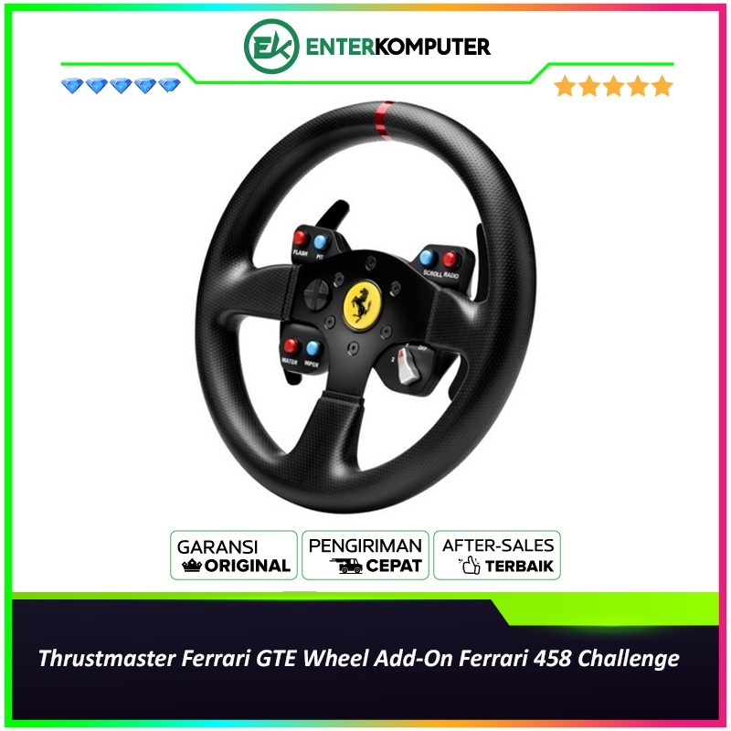 Jual Thrustmaster Ferrari GTE Wheel Add-On Ferrari 458 Challenge ...