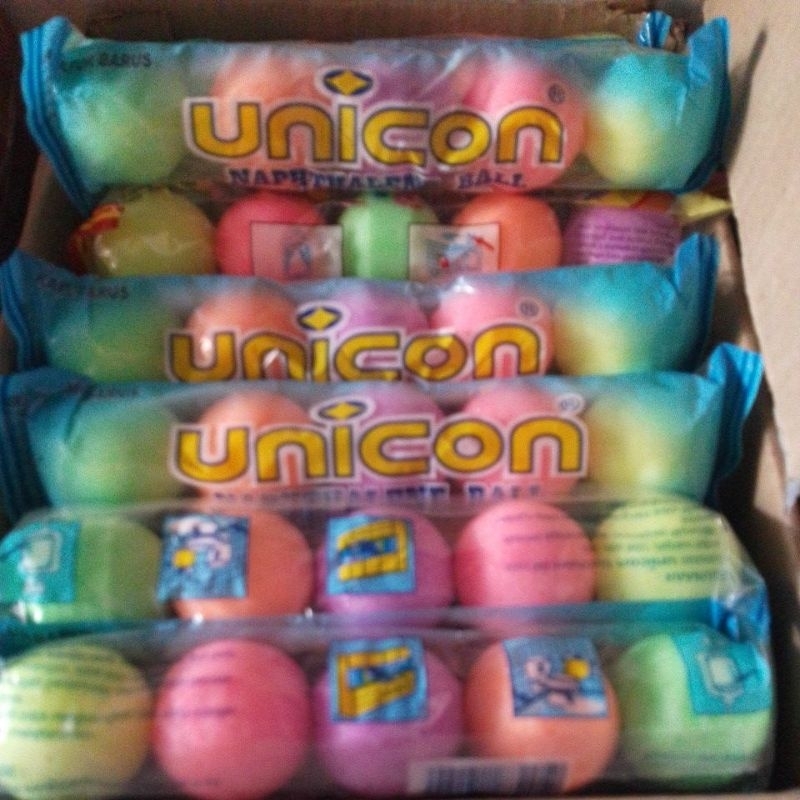 Jual Kamper Warna Unicon - Unicon Napthalene Ball - isi 5 pcs | Shopee ...