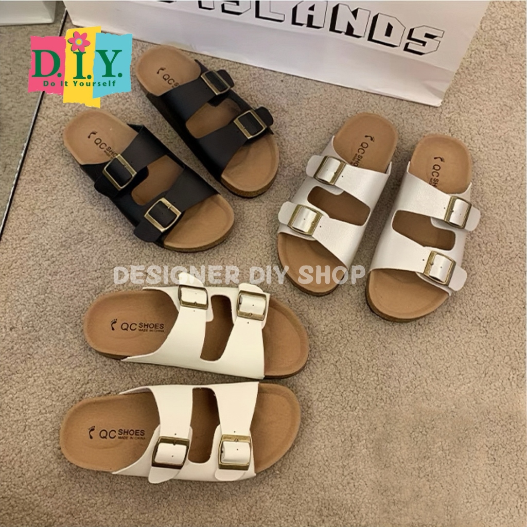 Jual [DIY]Sandal Wanita Sendal Pria Birken Kulit Gesper High Quality ...