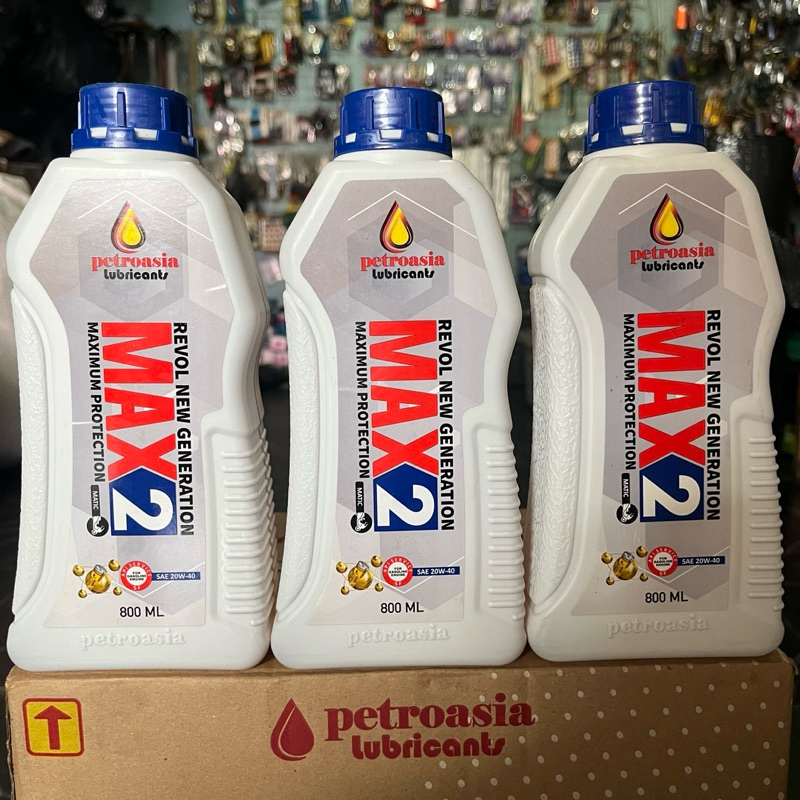 Jual Petroasia Max 2 800 ml 20W 40 SF Petro Revol New Oli Mesin Motor Matic SNI OLI MESIN MATIC ...