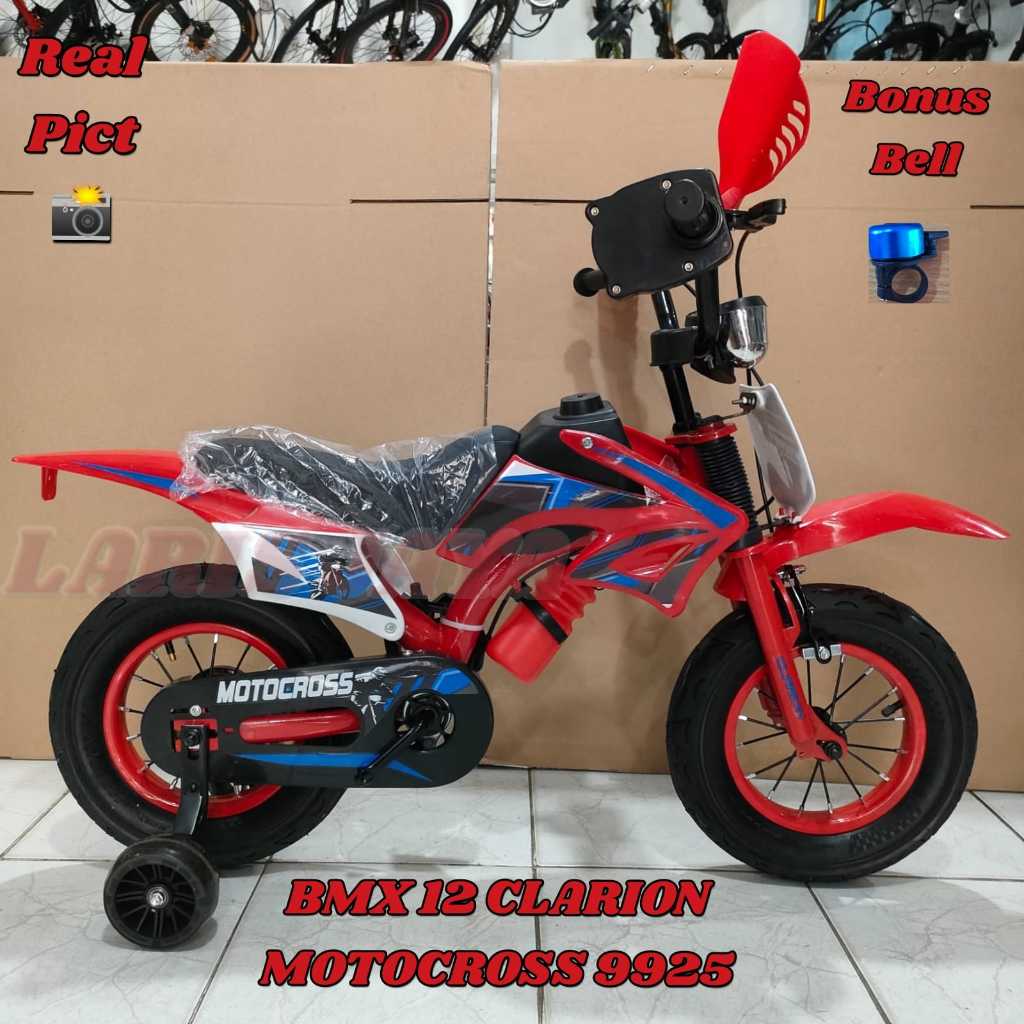 Jual SEPEDA ANAK BMX 12INCH CLARION TRAIL MOTORCROS 9925 TERBARU ...