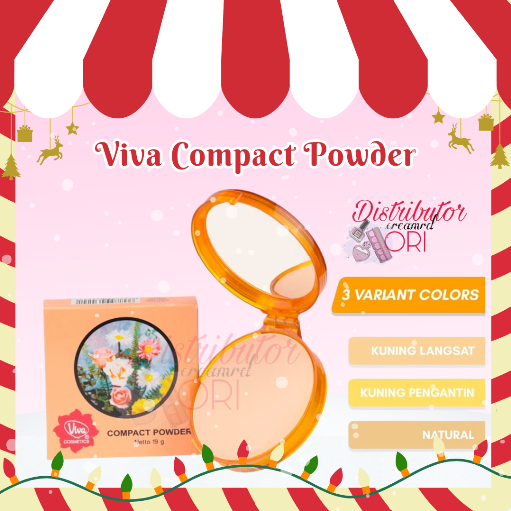 Jual Viva Compact Powder natural / kuning langsat / kuning pengantin ...