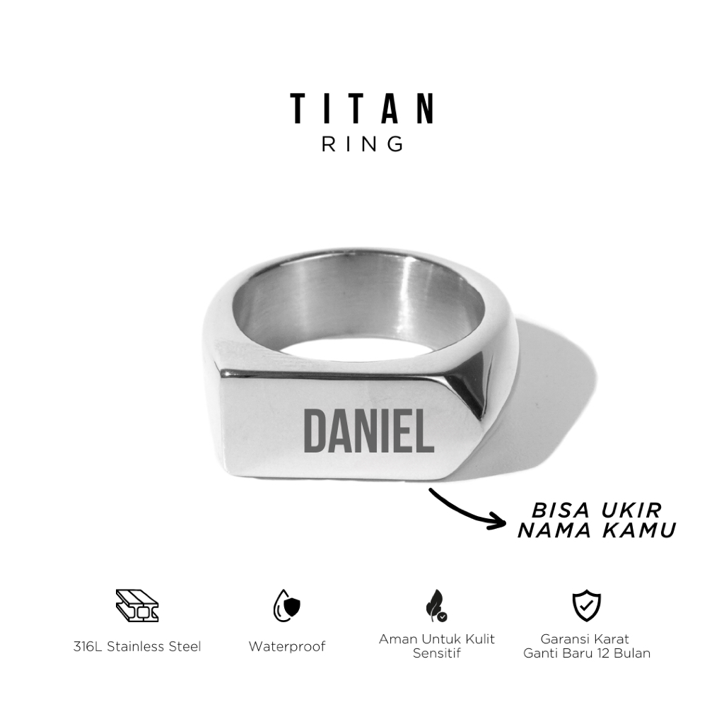 Jual PROJECT NINETYSEVEN - Titan Ring - Cincin Custom Nama Pria Wanita ...