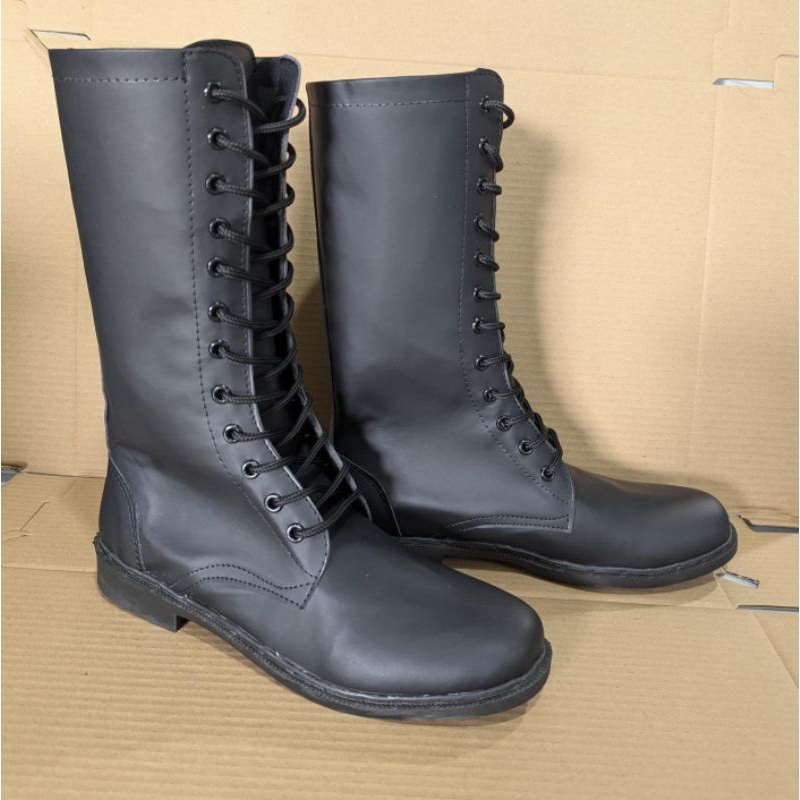 Jual Sepatu mayoret paskibra lkbb polos (di bawah lutut) | Shopee Indonesia