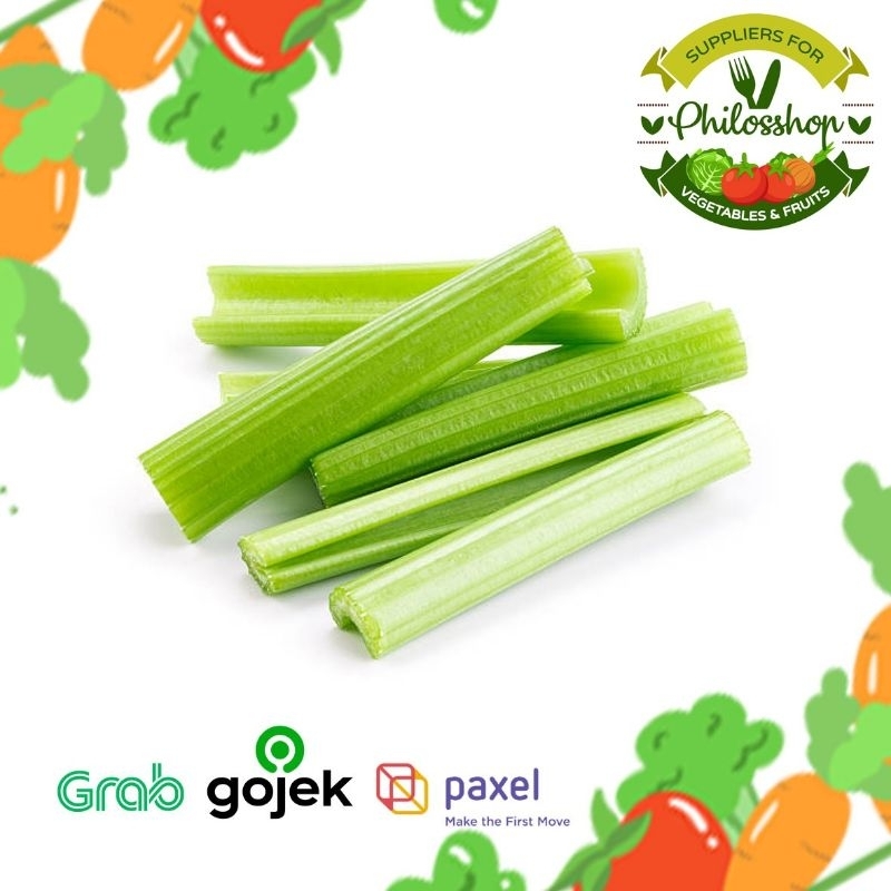Jual PREMIUM!! CELERY STICK IMPORT Tanpa Daun Tanpa Bonggol / Celery ...