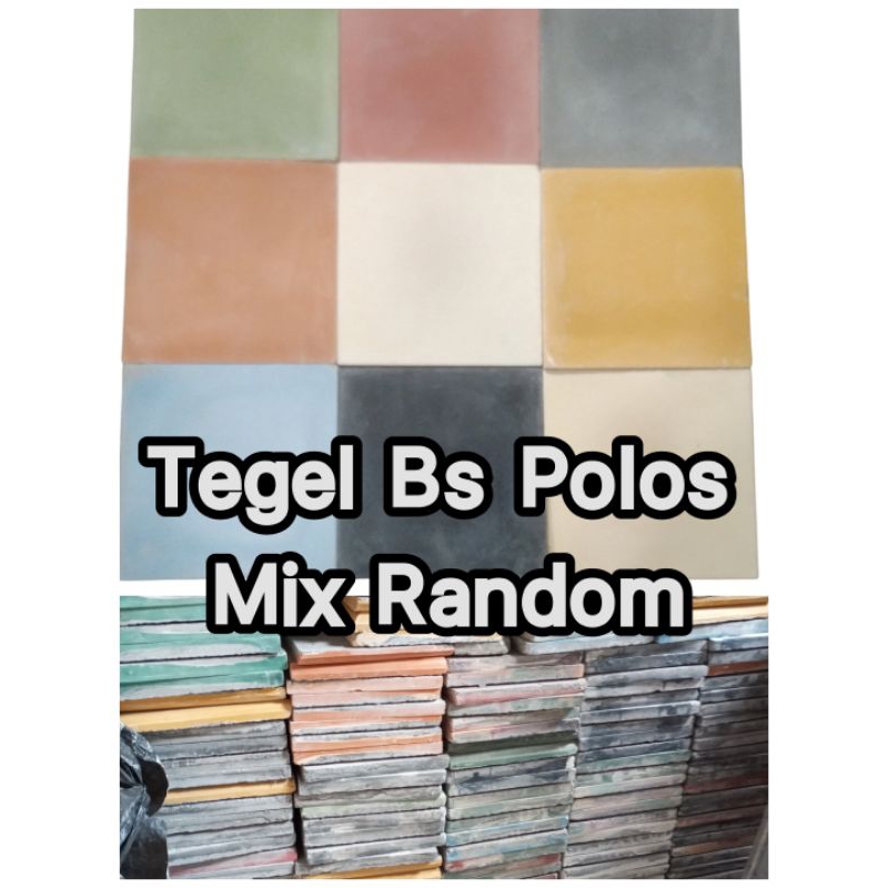 Jual Ubin Tegel / Tekel Bs Rijek Keramik Jadul 20x20cm Mix Random Layak ...