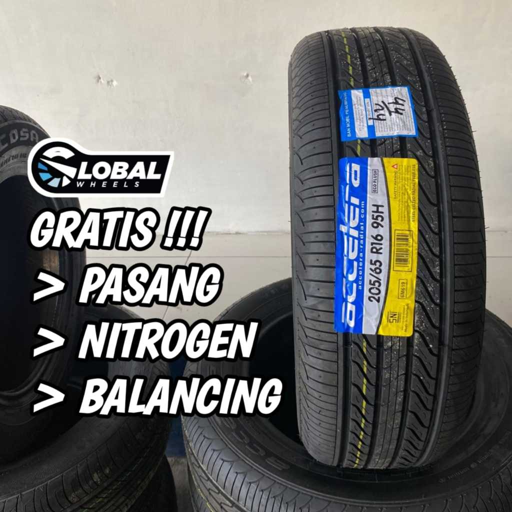 Jual Ban Mobil Murah Tubles Ring 16 205 65 R16 Accelera Ecoplush Terbaru 2024 Toyota Innova ...