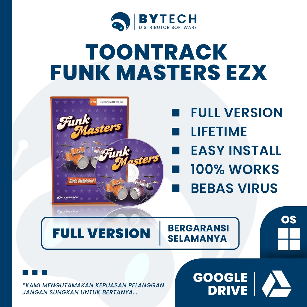 Jual Toontrack Funk Masters EZX | Windows Drummer Library | Shopee ...