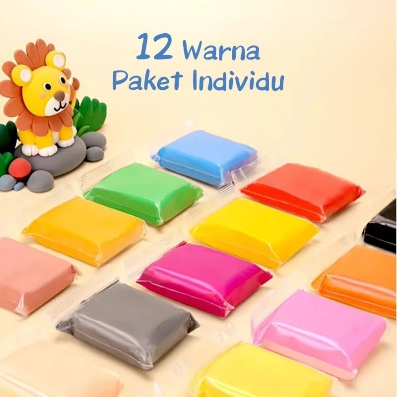Jual CLAY POLYMER 7 dan 8,5 Gram | MAINAN EDUKASI CLAY DOUGH COLORS ISI ...