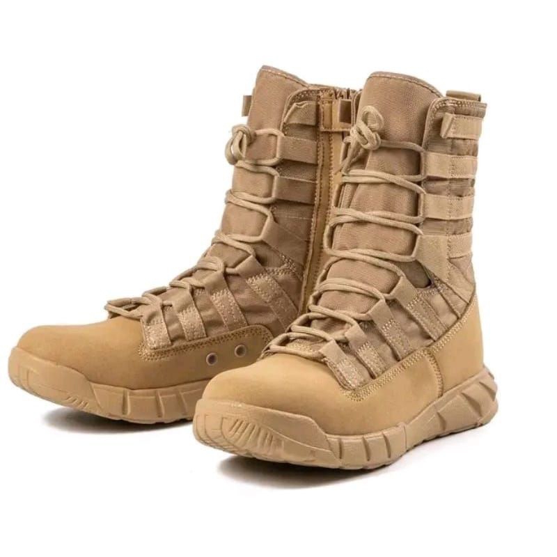 Jual sepatu pdl satpol pp ninja webing warna gurun tinggi 10 inc ...