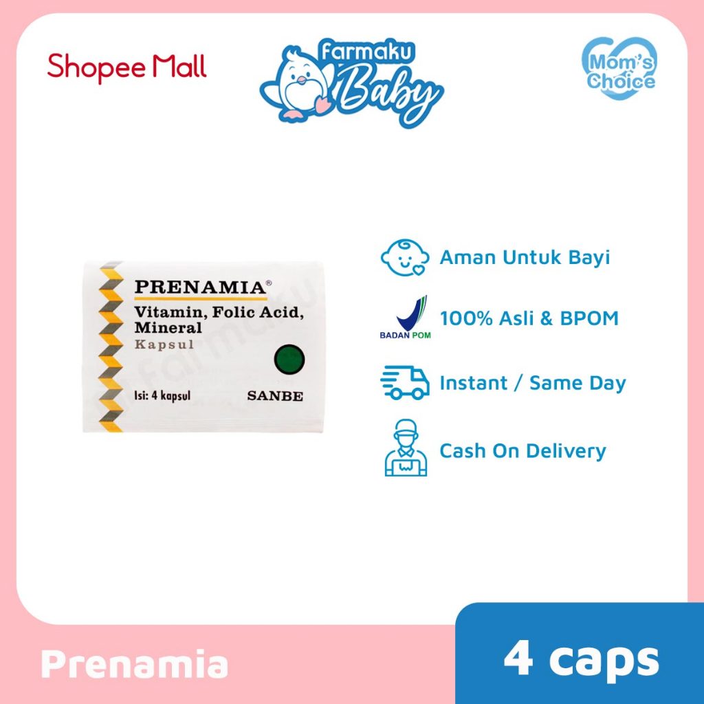 Jual Prenamia Strip 4 Capsule | Shopee Indonesia