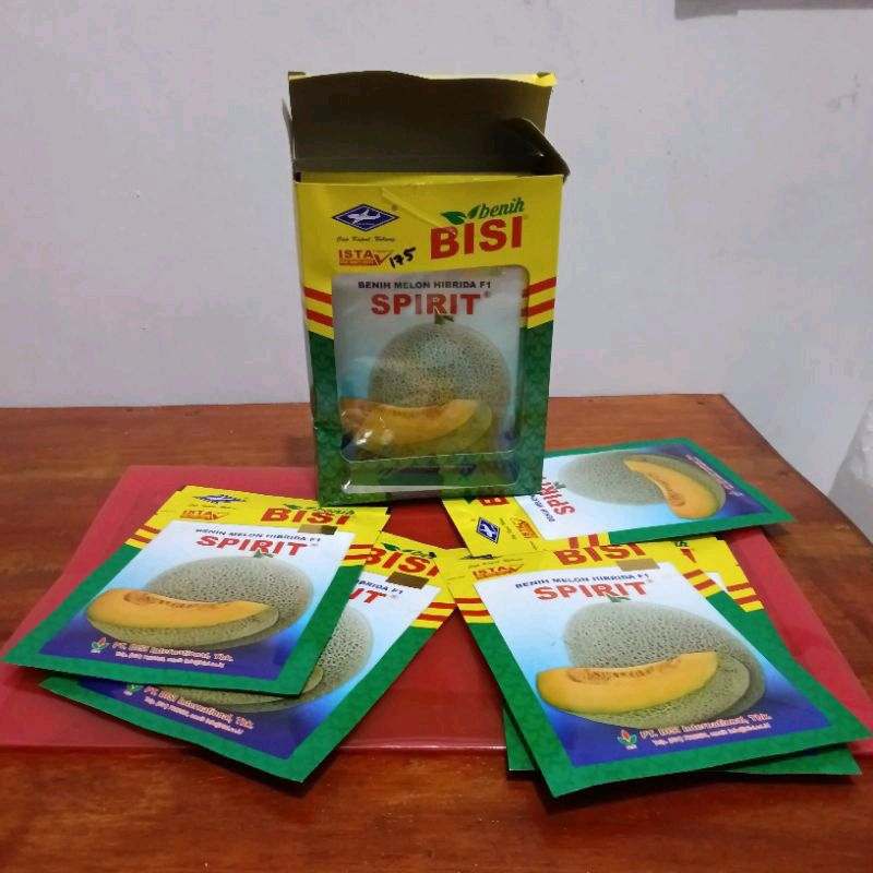 Jual Benih Bibit Melon Spirit F1, Tipe Jumbo. Perawatan Mudah isi 550 ...