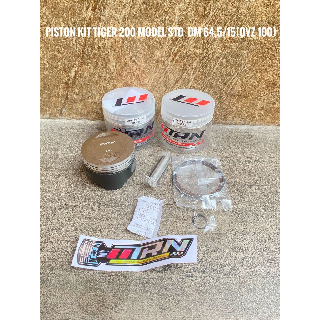 Jual PISTON KIT RACING MITRON X TIGER 200 PIN 15 DIAMETER 64,5 & 65.5 ...