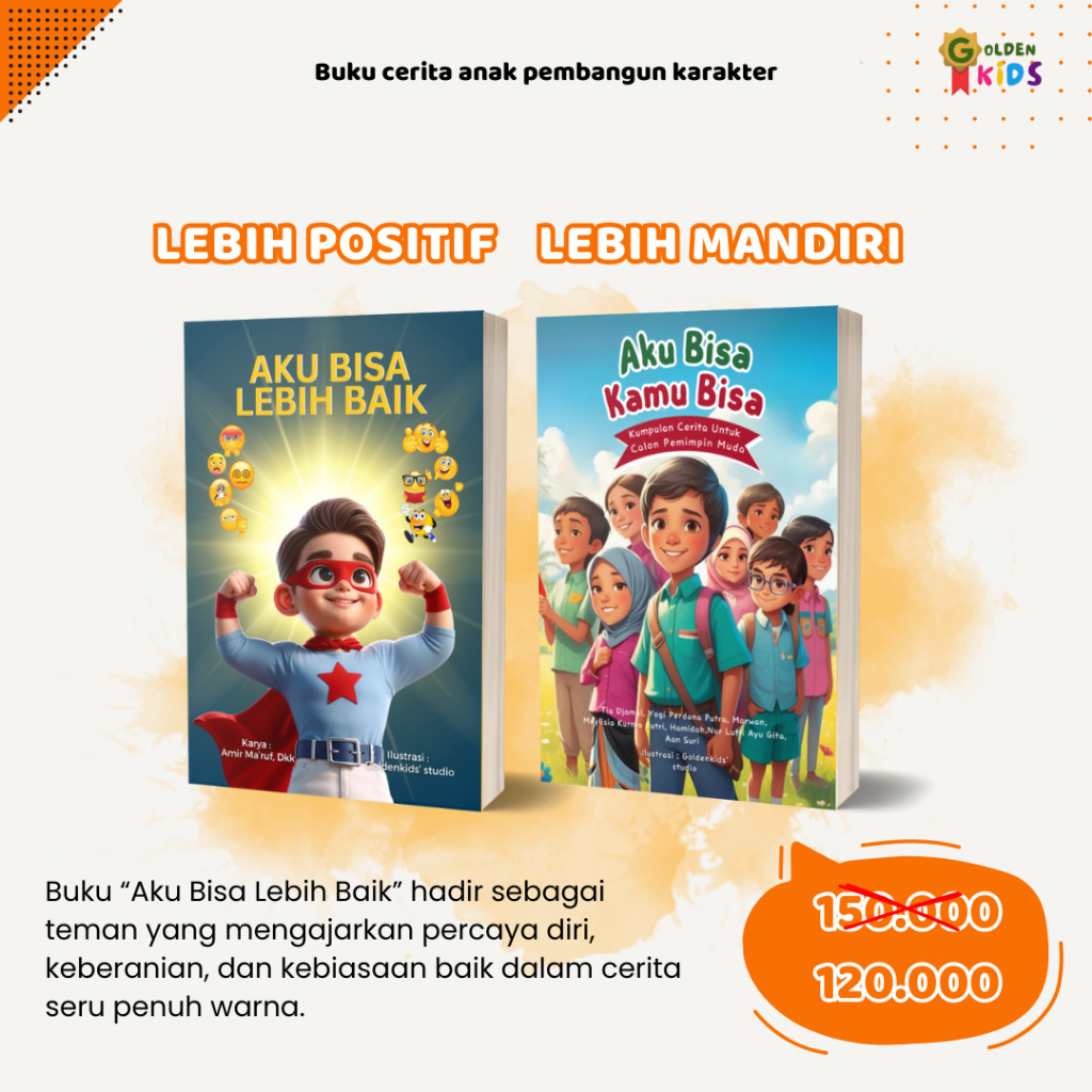 Jual Goldenkids Buku Cerita Anak SD Bundling Aku Bisa Lebih Baik & Aku bisa Kamu Bisa | Shopee ...