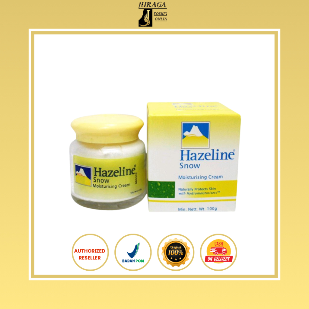 Jual HAZELINE SNOW MOISTURISING CREAM KUNING 100GR | Shopee Indonesia