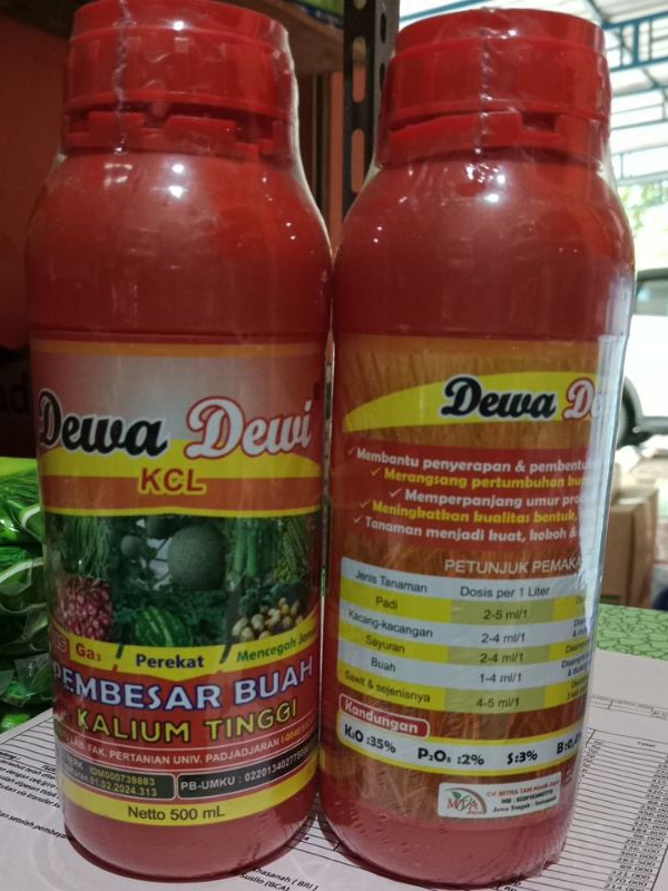 Jual Dewa Dewi KCL Cair Kalium Tinggi 500 ml | Shopee Indonesia