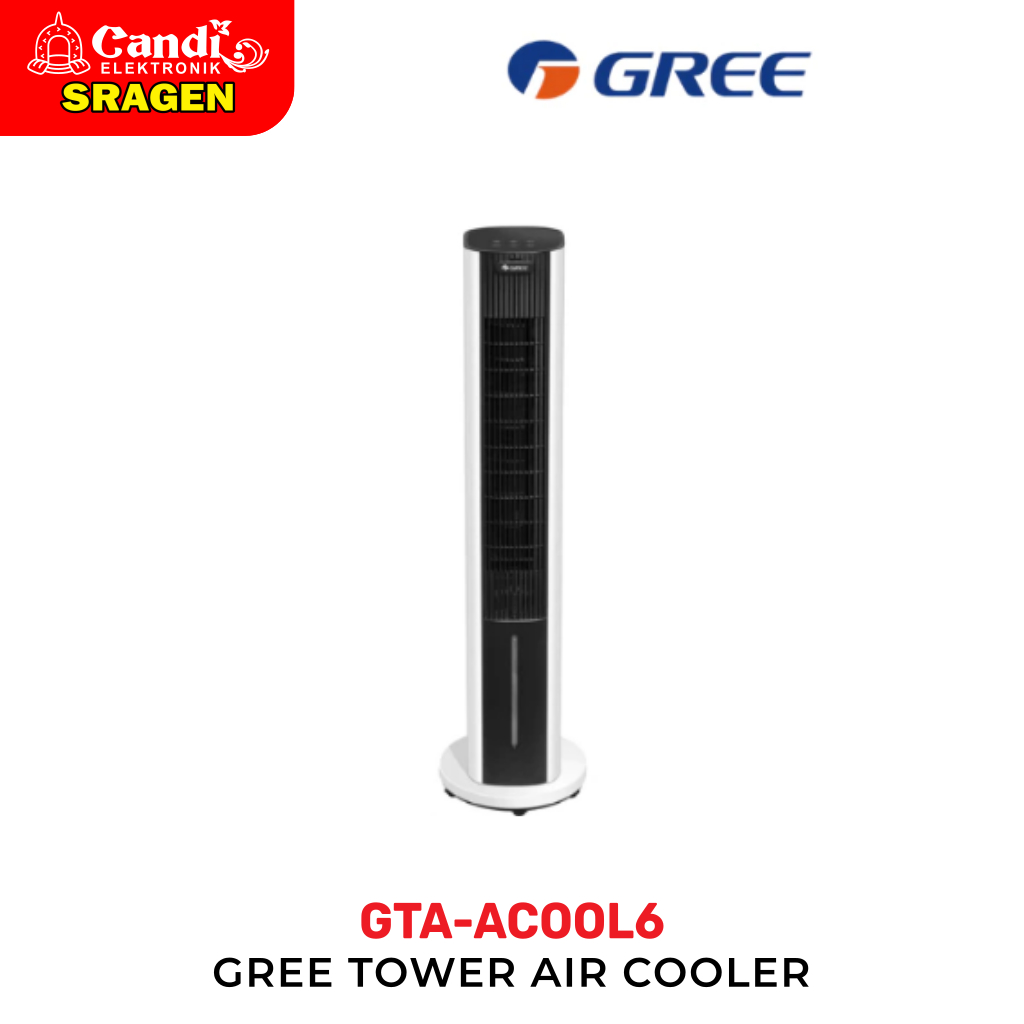 Jual GREE Tower Air Cooler Kapasitas Tangki 6 Liter - GTA-ACOOL6 ...