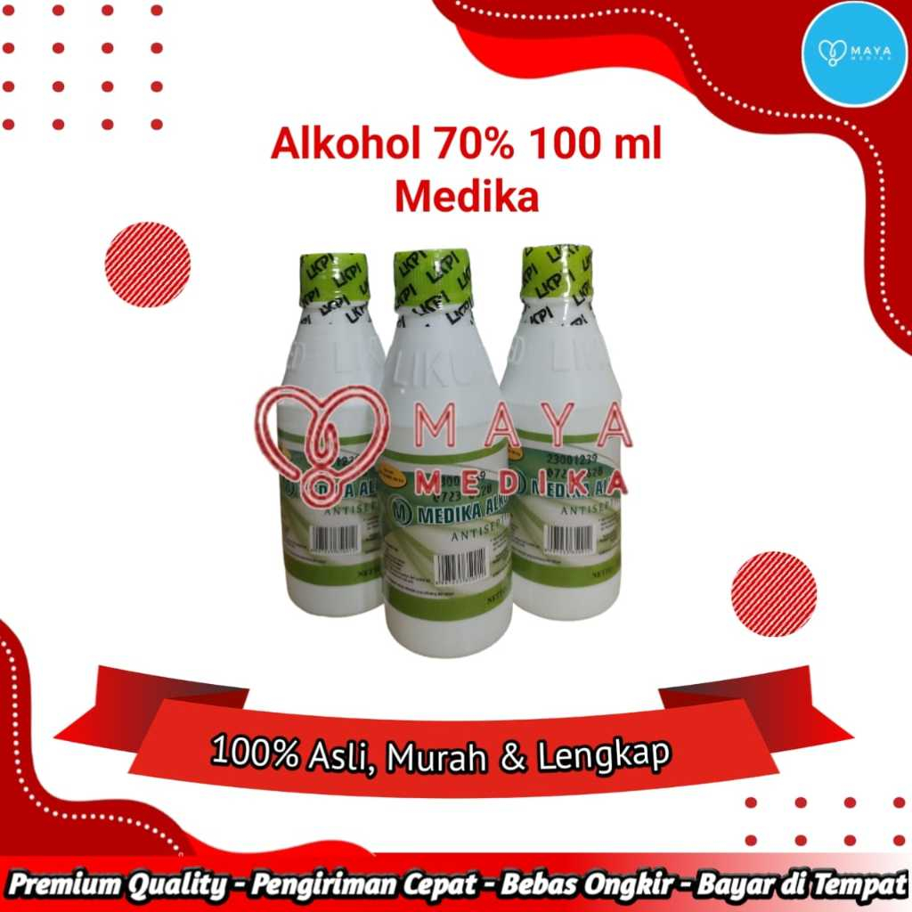 Jual Alkohol 70% Medika 100ml | Shopee Indonesia